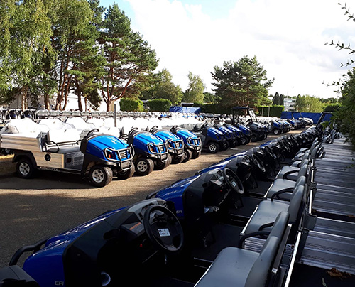 Club Car fleet arrives at Le Golf National for the 2018 Ryder Cup | Golfdom