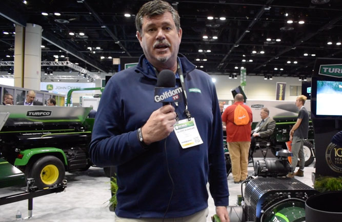 Turfco's Scott Kinkead highlights new and improved features on the ...