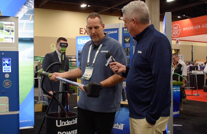 The Underhill team highlights new battery-powered pump | Golfdom