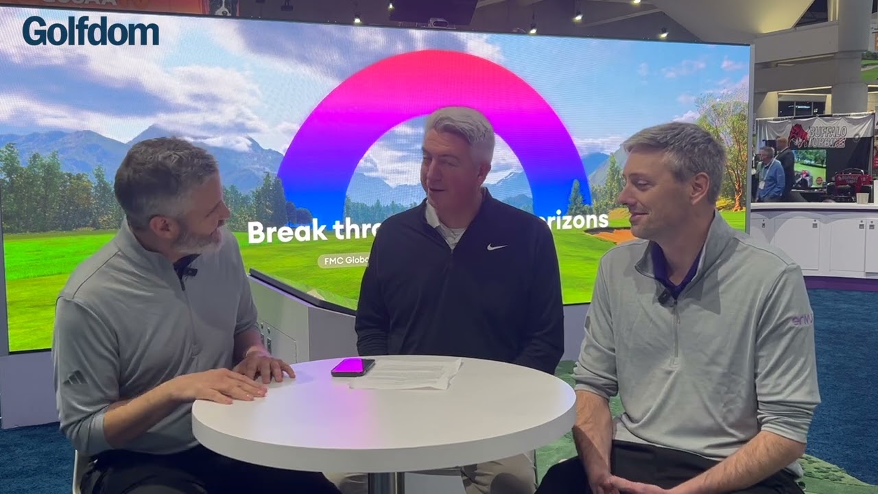 Seth Jones visits the Envu Booth at the 2025 GCSAA Conference and Trade ...